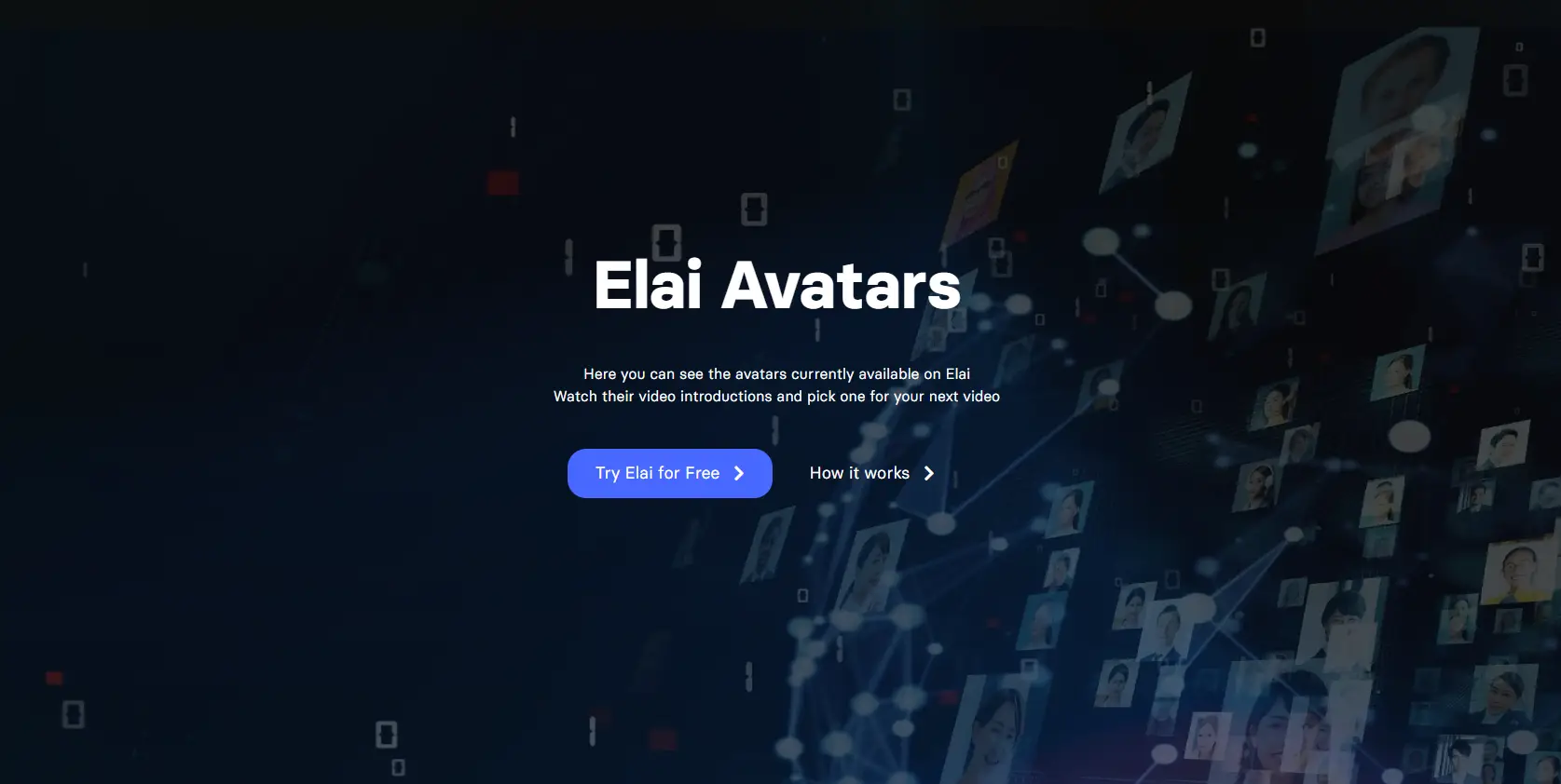 Avatars Library - Elai.io. Meet the Elai human AI avatars