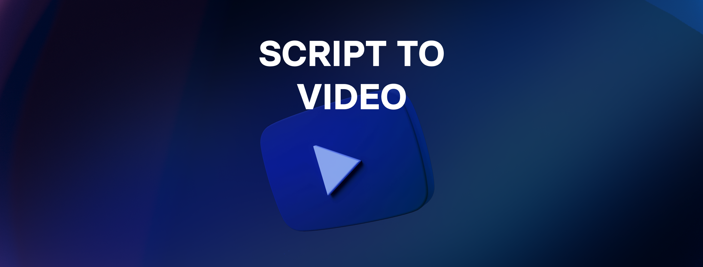 Create AI generated video from script in a few minutes